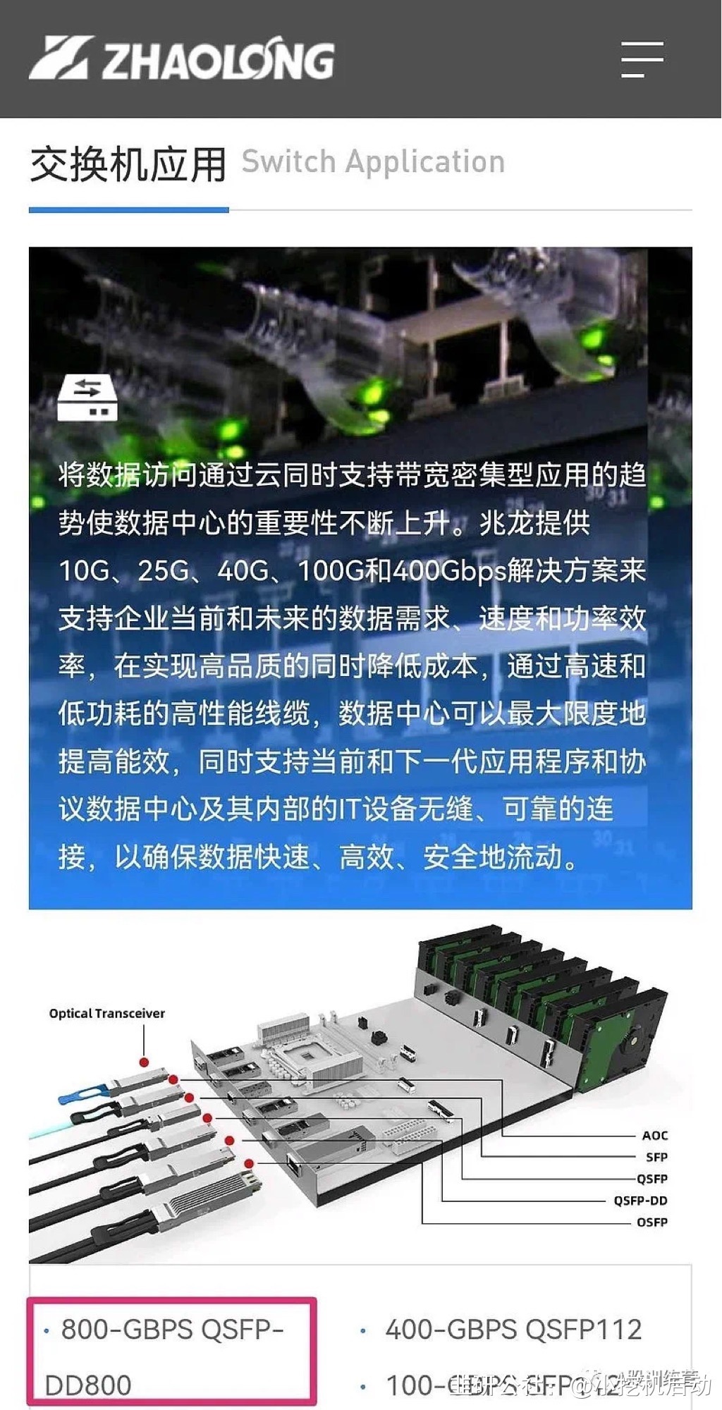 兆龙互连，A股唯一布局800g光缆上市公司-韭研公社