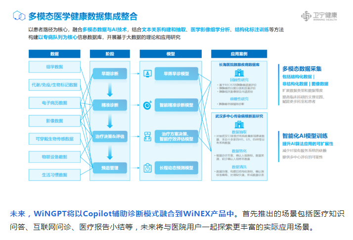卫宁健康医疗语言大模型WiNGPT预计将于10月发布-韭研公社
